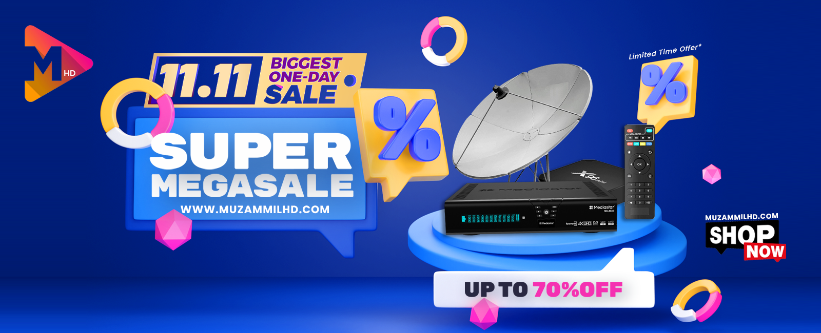 IPTV – 4K UHD Digital TV Box Satellite Receiver Dealer In Karachi